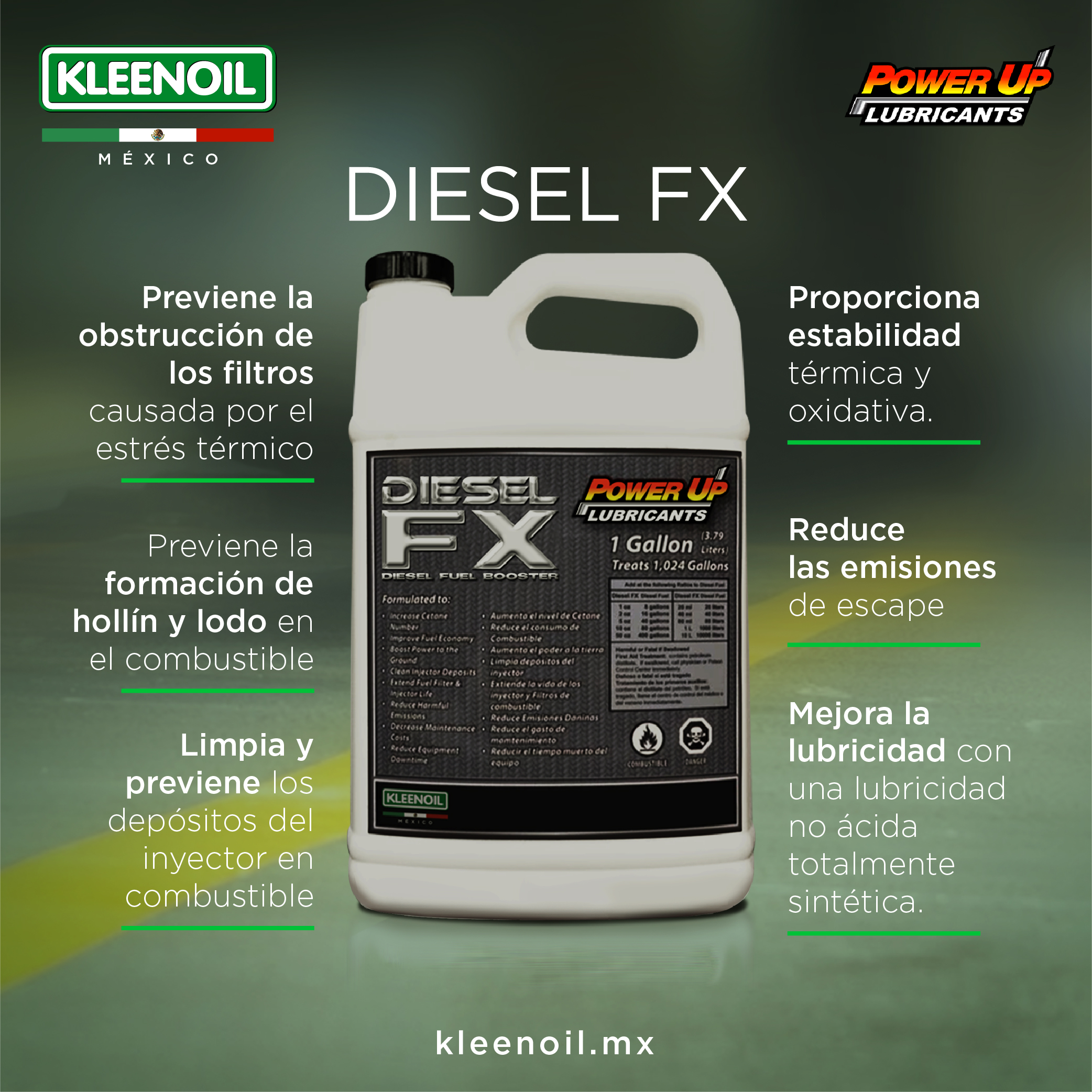 Calor intenso, consumo bajo - Kleenoil